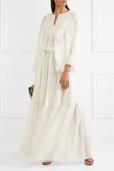 Biela šifónová sukňa - príklad nehy a ľahkosti 3210_11
