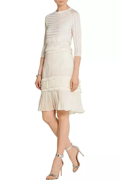 Biela šifónová sukňa - príklad nehy a ľahkosti 3210_12