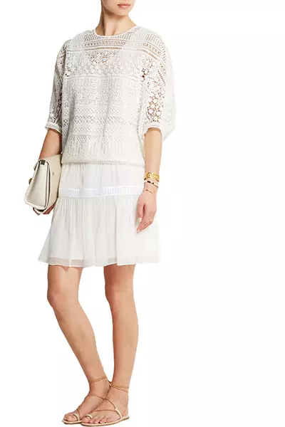 Biela šifónová sukňa - príklad nehy a ľahkosti 3210_17